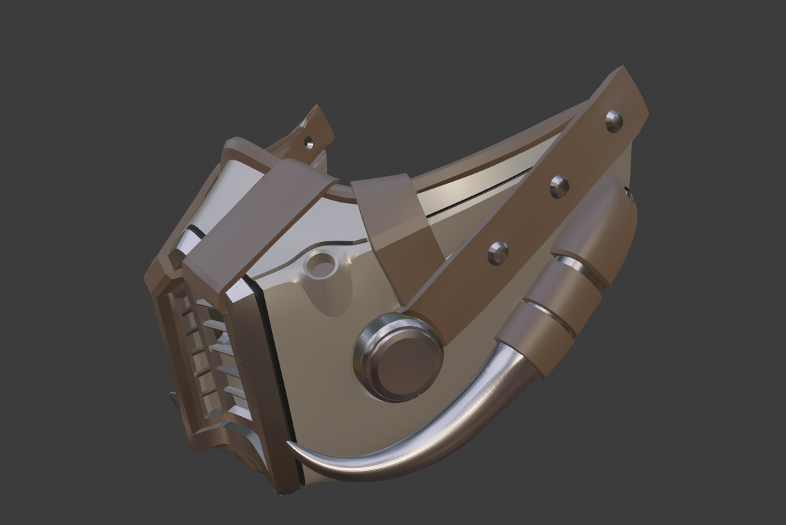 3D file Kabal mask from Mortal Kombat 11 - Kano secret weapon 🔫 ・3D ...