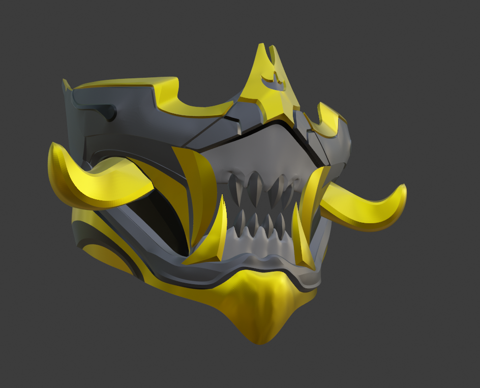 🪖 Frost mask from Mortal Kombat 11 - Polar Lights・ STL File for ・Cults