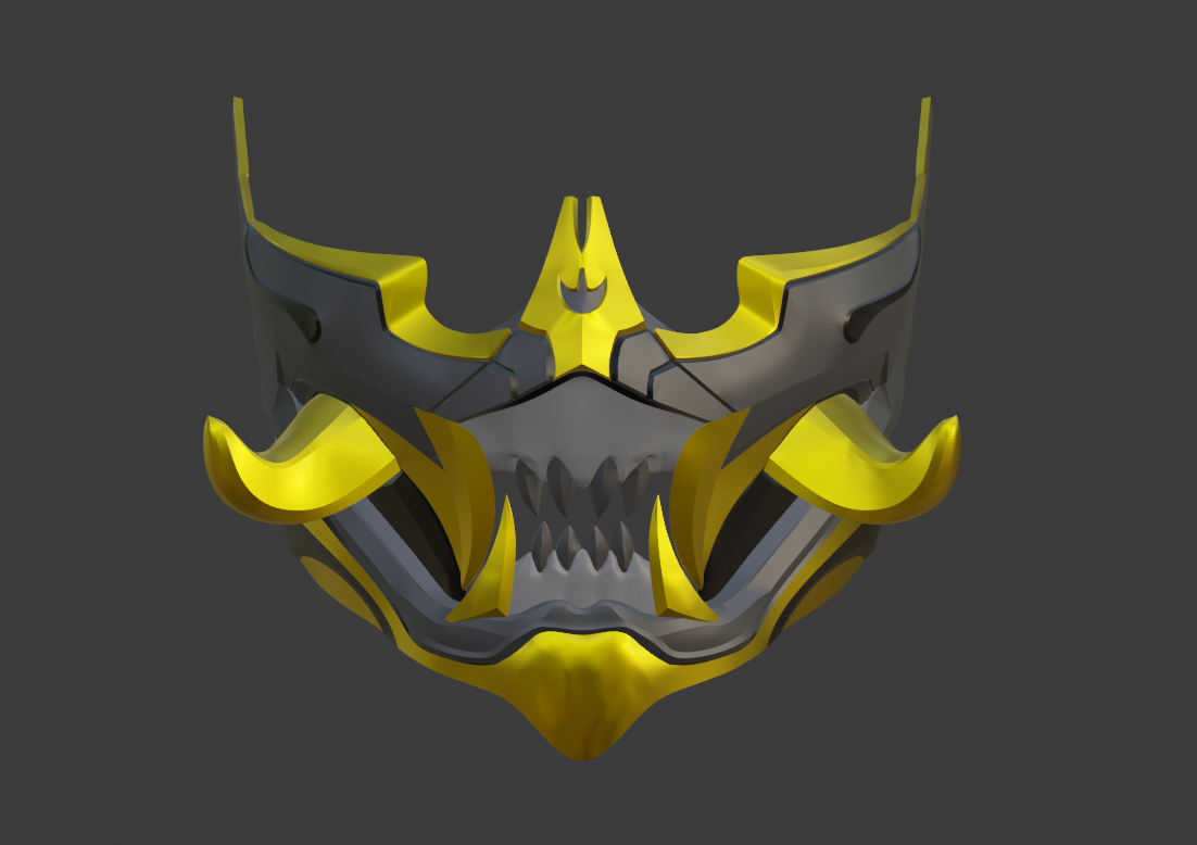 🪖 Frost mask from Mortal Kombat 11 - Polar Lights・ STL File for ・Cults