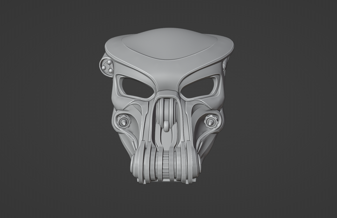 🪖 Predator Celtic mask・ 3D File for 3D printing・Cults