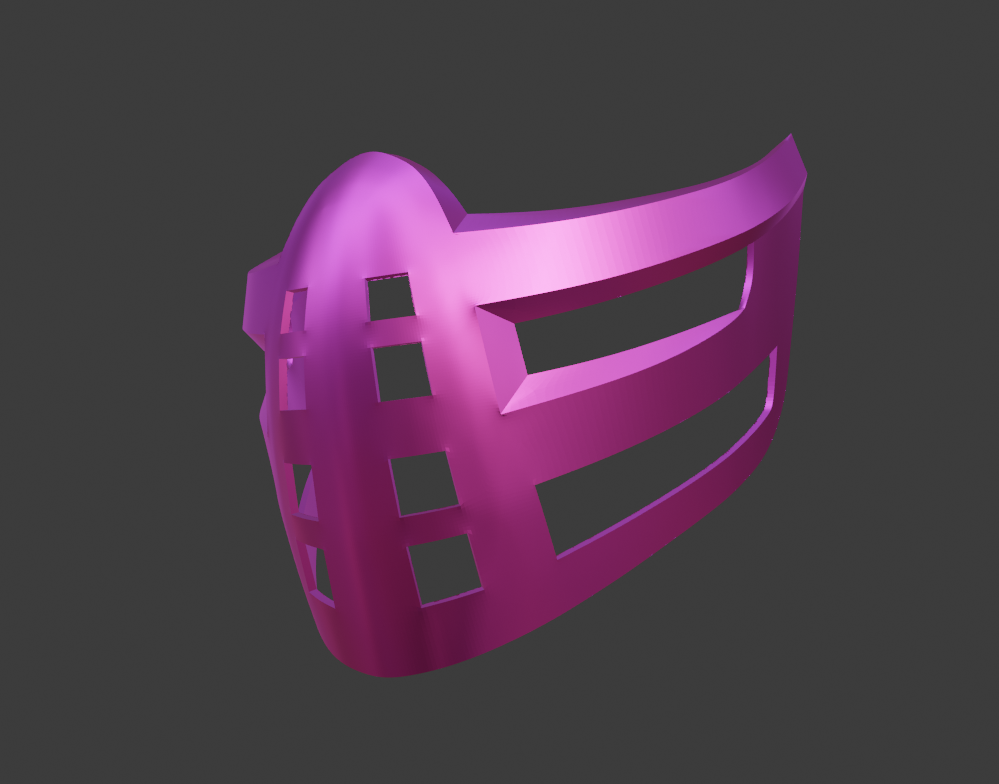 STL file Rain mask from Mortal Kombat 11 - Classic 🌧️ ・3D print model ...