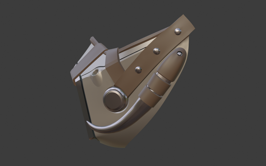 3D file Kabal mask from Mortal Kombat 11 - Kano secret weapon 🔫 ・3D ...