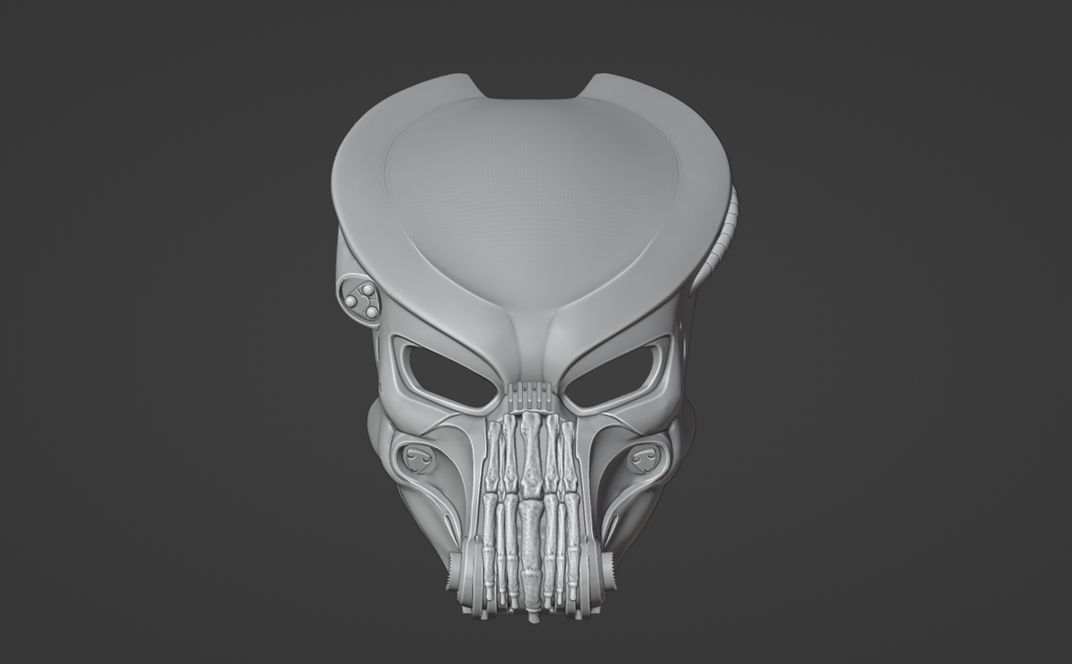 🦴 Predator Bone Grill mask from AVP game・ 3D File for ・Cults