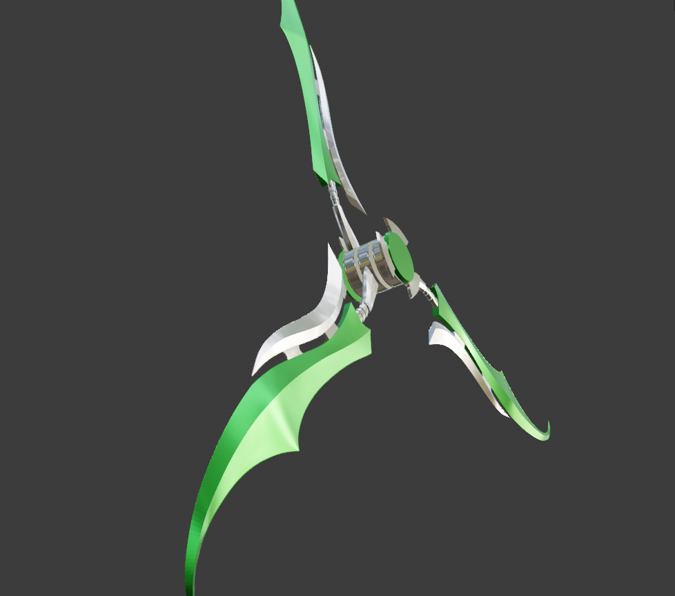 3D file Jade razorang - Glave of Dawn from Mortal Kombat 11 🪒 ・3D ...