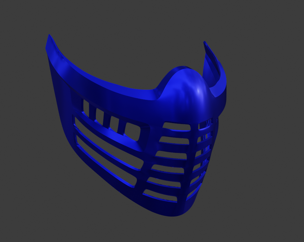 STL file Sub Zero mask from Mortal Kombat 11 - Grand Master of the Lin ...