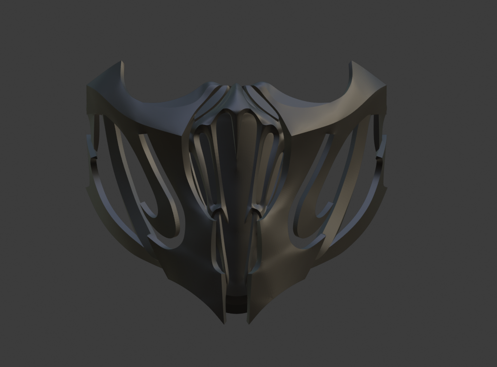🪖 Noob Saibot mask from Mortal Kombat 11 (Hab Ba)・ STL File for ・Cults
