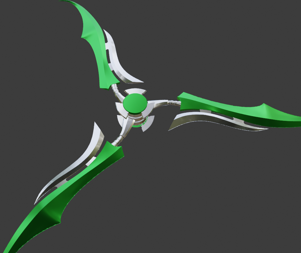 STL file Jade razorang - Glave of Dawn from Mortal Kombat 11 🪒 ・3D ...