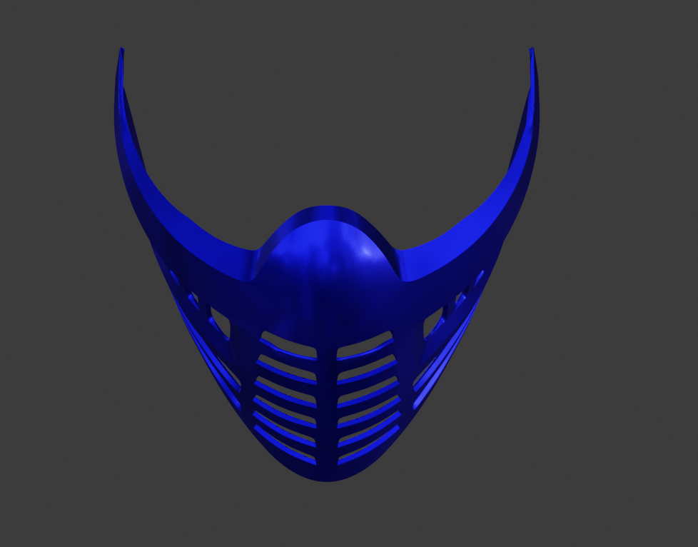 STL file Sub Zero mask from Mortal Kombat 11 - Grand Master of the Lin ...