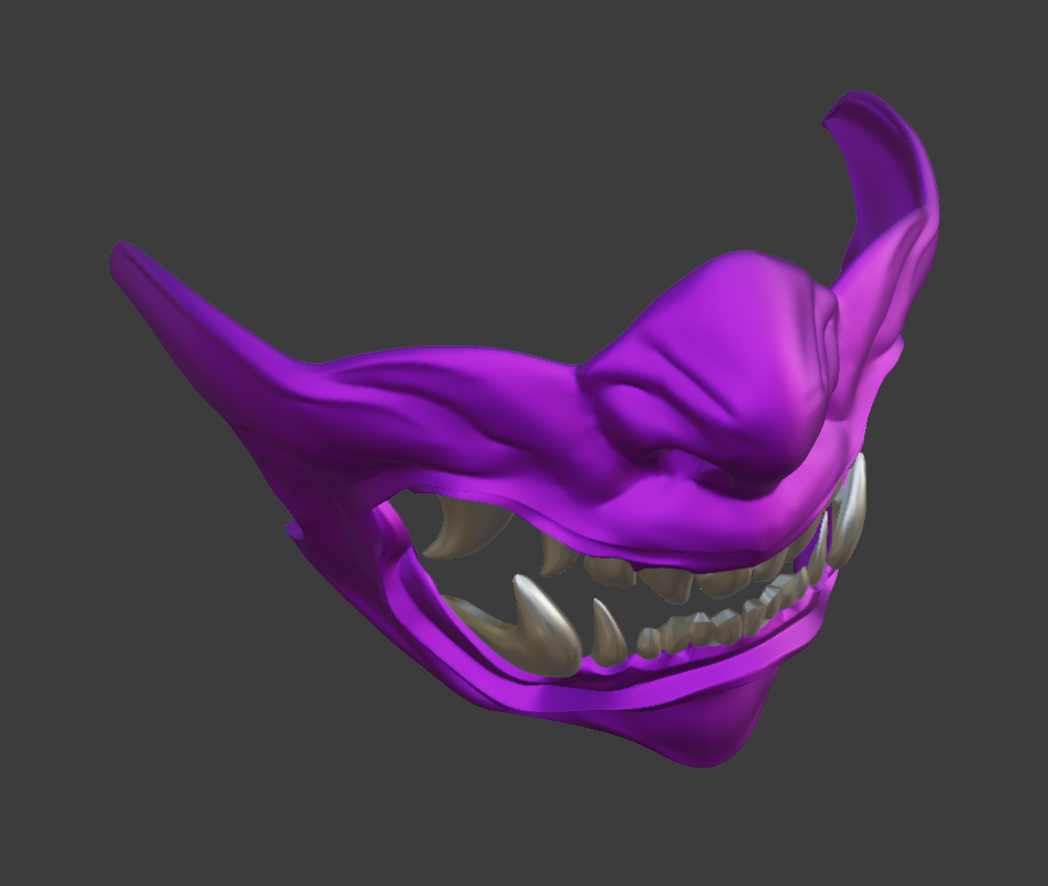 STL file Mileena mask from Mortal Kombat 11 - Kiantan Slayer 🪖 ・3D ...