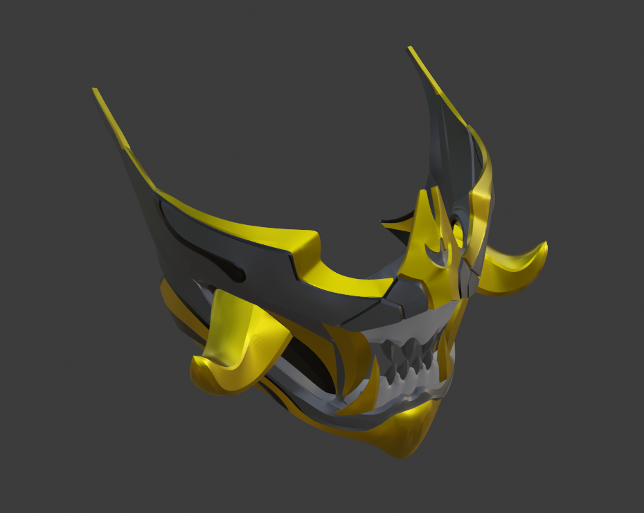 🪖 Frost mask from Mortal Kombat 11 - Polar Lights・ STL File for ・Cults