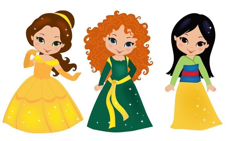 👸 set 19 disney princess cutters・Free STL File for ・Cults