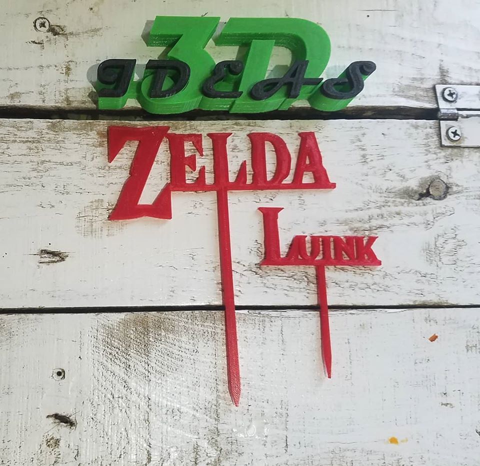 🍰 cake topper zelda・Free STL File for ・Cults