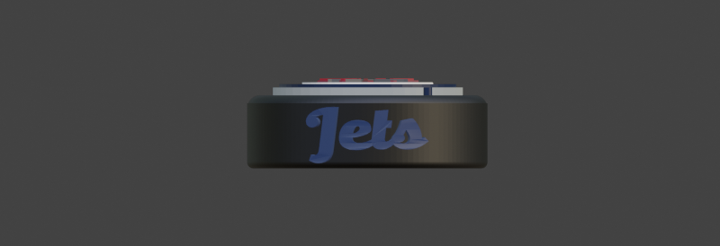 Free 3D file Winnipeg Jets Hockey Puck 🏒 ・3D printing idea to download ...