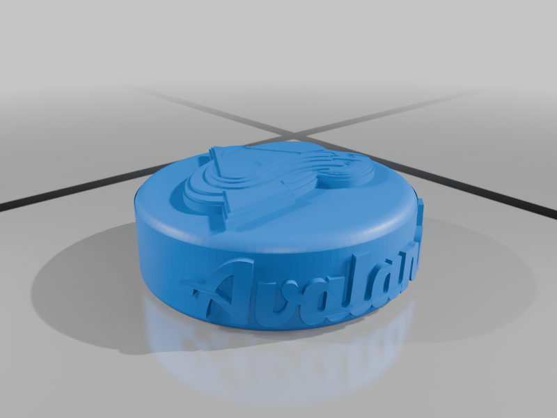 🏒 Colorado Avalanche Hockey Puck・Free 3D File for ・Cults
