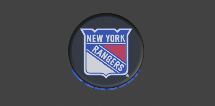 Free 3D file New York Rangers Hockey Puck 🆕 ・3D printer model to ...