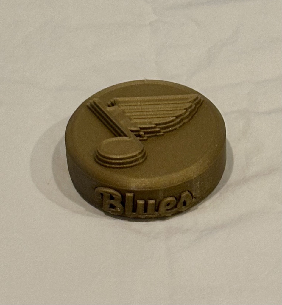🏒 St. Louis Blues Hockey Puck・Free 3D File for ・Cults