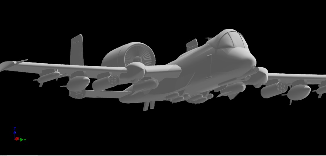 STL file A-10 Aircraft ️ ・3D printer model to download・Cults