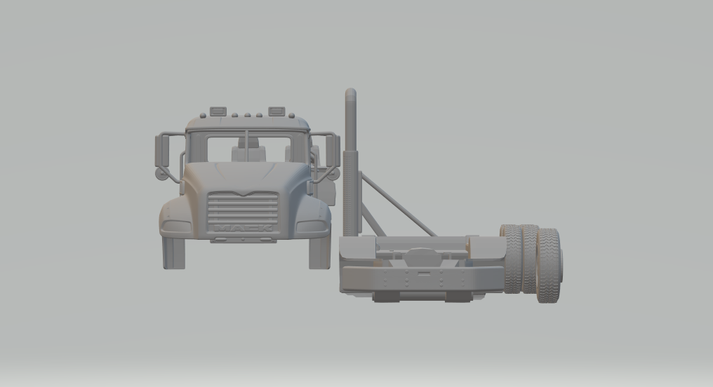 🚗 mack granite・ STL File for ・Cults