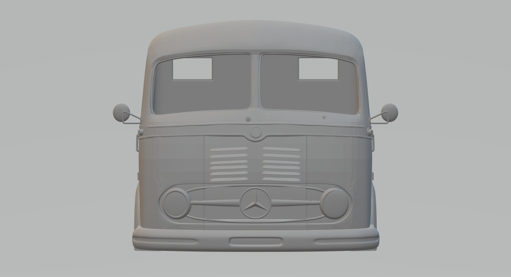 🚗 Mercedes-Benz LP-series・ STL File for ・Cults