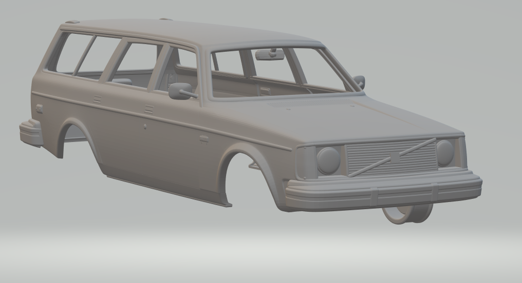 STL file Volvo 245 wagon 🚗 ・3D printing model to download・Cults