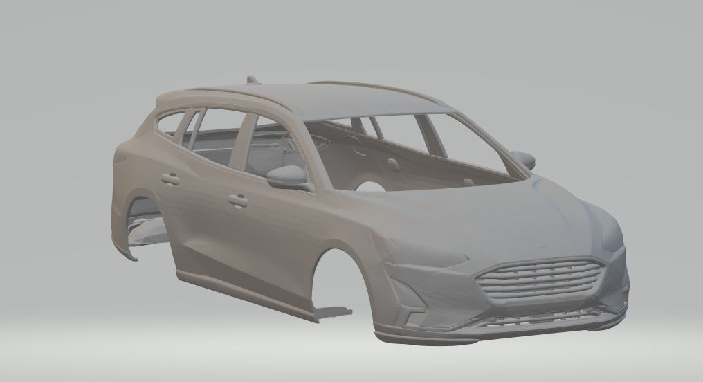 STL file ford focus wagon 🚙 ・Model to download and 3D print・Cults