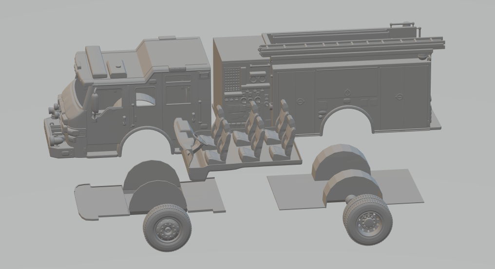 🔥 Pierce Vienna Pumpe Fire Truck E402 2014・ STL File for 3D printing・Cults