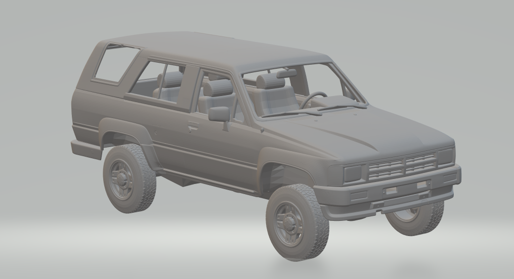 🚗 Toyota 4Runner 1986・ STL File for ・Cults