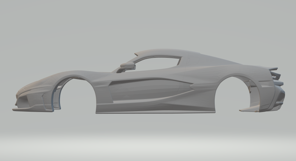 🚗 concepto rimac dos・Archivo STL para ・Cults