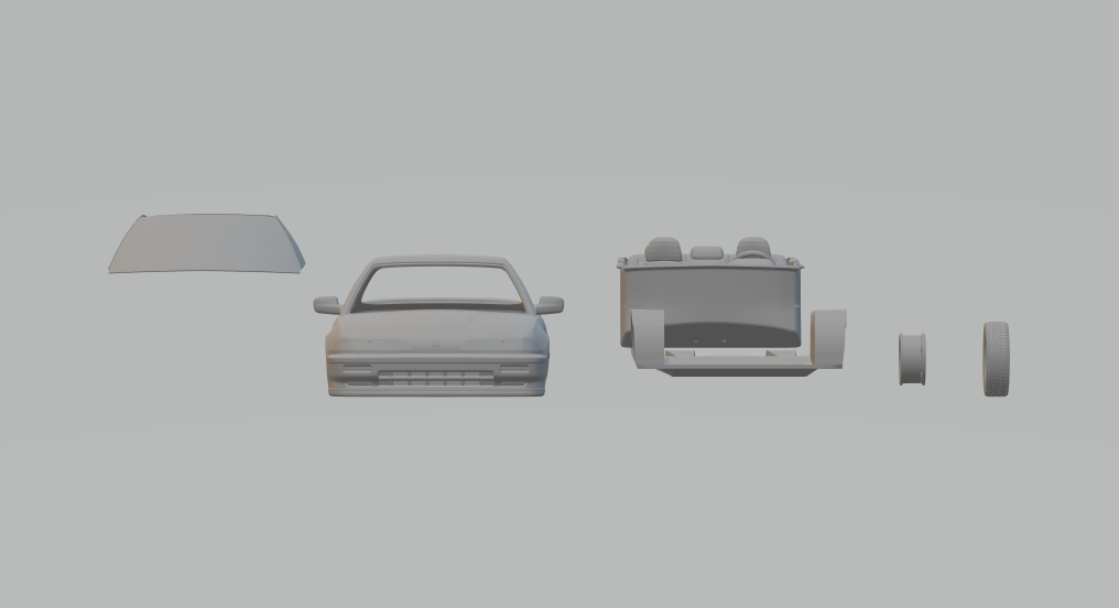 🚗 Acura Integra coupe 1991 3D Model・ STL File for ・Cults