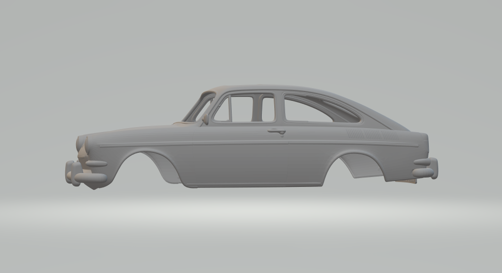 Archivo STL Volkswagen Tipo 3 fastback 1965 🚗・Modelo para descargar e ...
