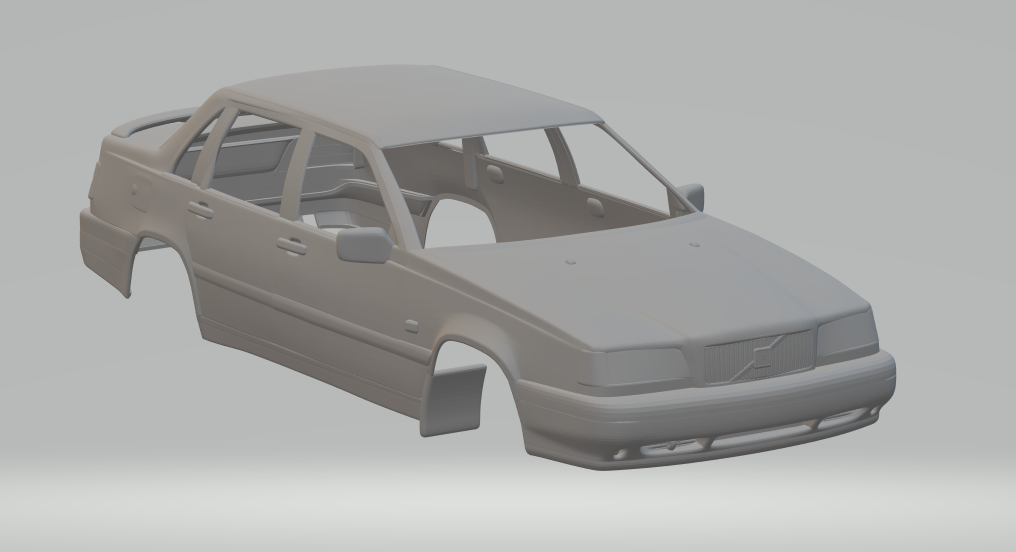STL file Volvo 850 sedan 1992 🚗 ・3D printer model to download・Cults