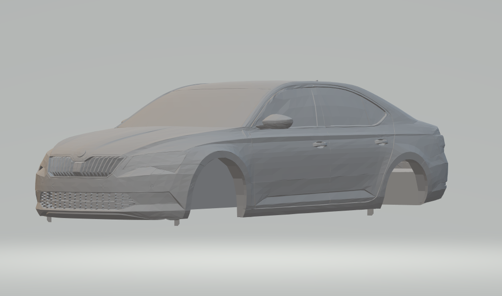 STL file SKoda Superb 🚗 ・3D printer model to download・Cults