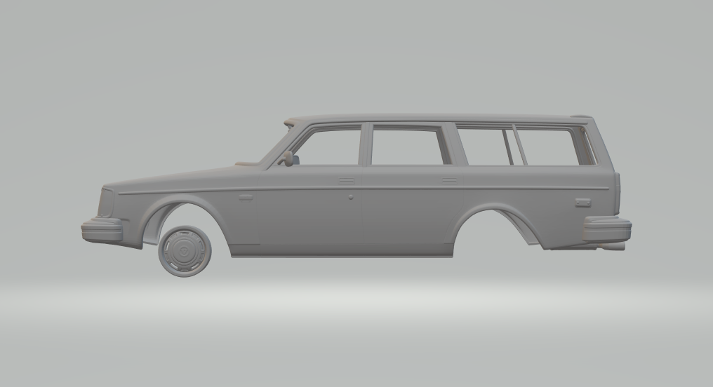 STL file Volvo 245 wagon 🚗 ・3D printing model to download・Cults