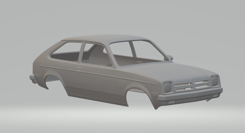 STL file chevrolet chevette usa 🚙 ・Design to download and 3D print・Cults