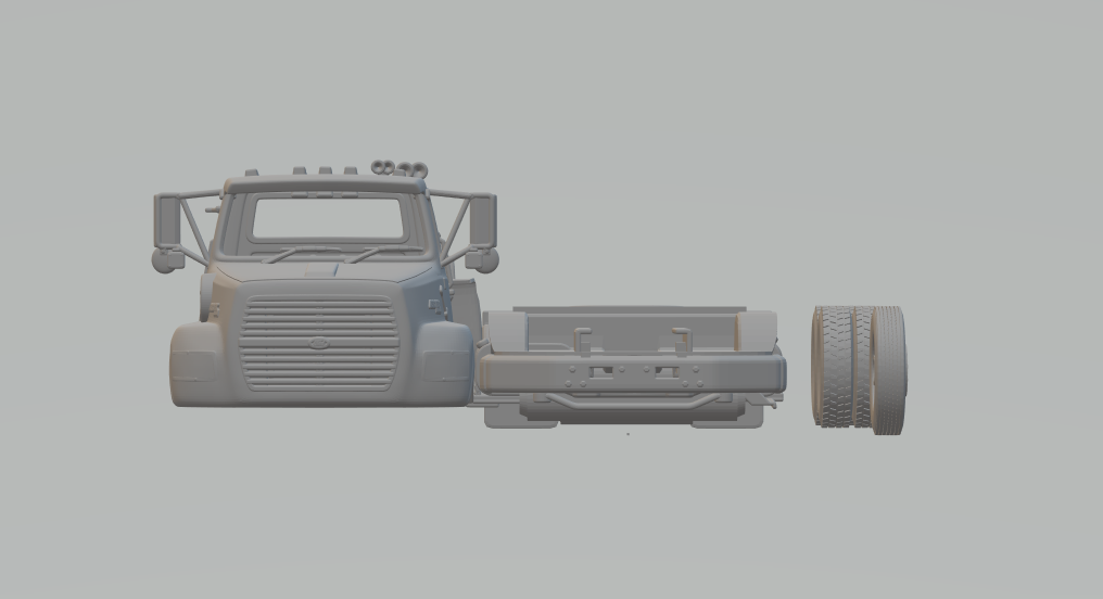 🚙 ford aeromax l9000・ STL File for ・Cults