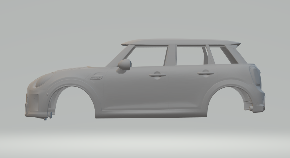 STL file mini cooper 5doors 2022 🚗・Model to download and 3D print・Cults