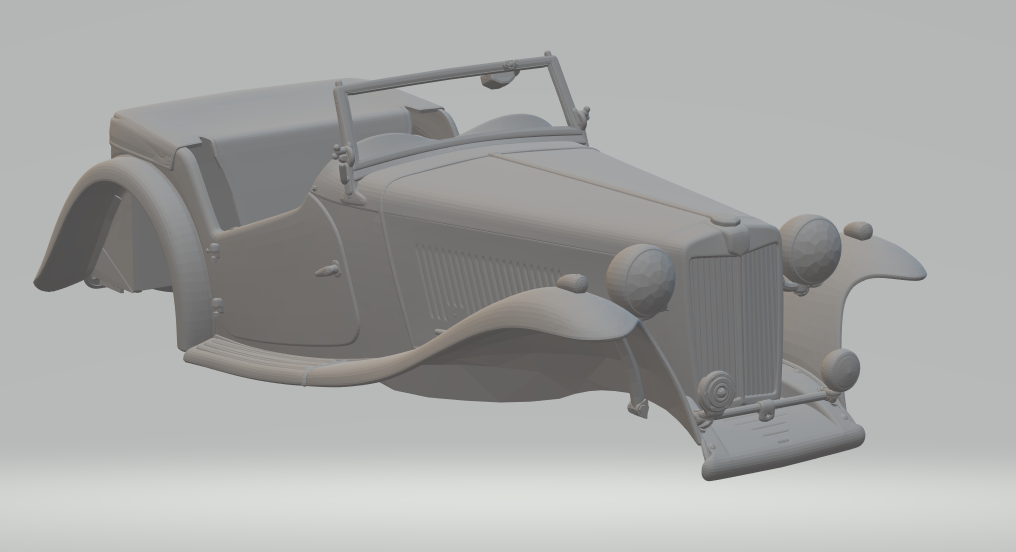 🚗 mg midget roadster・ STL File for ・Cults
