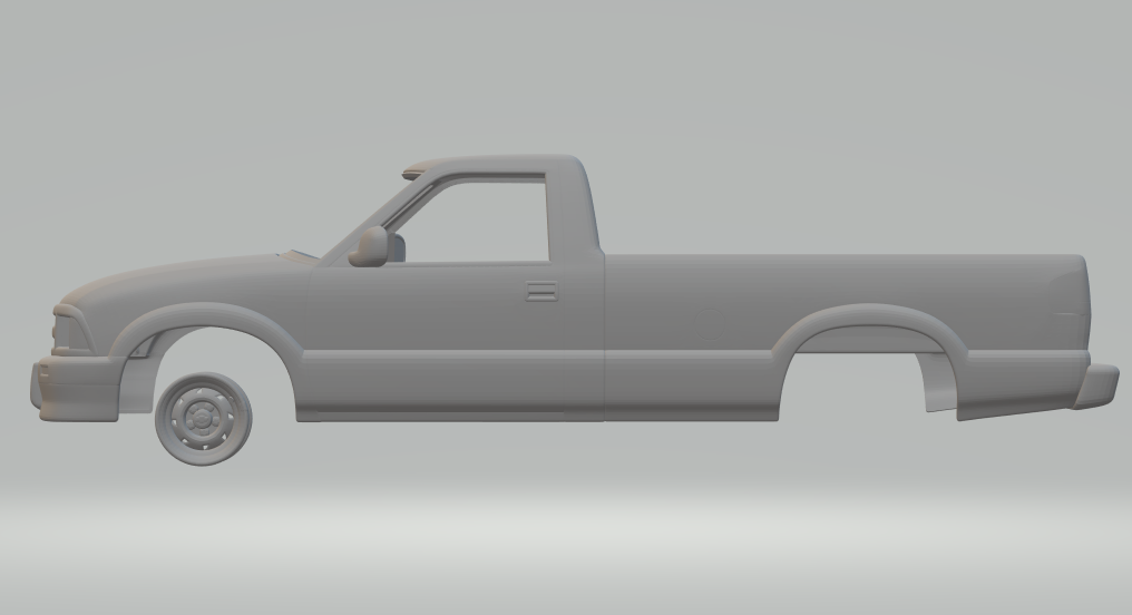 STL file Chevrolet S10 LongBed 94 🚙 ・Model to download and 3D print・Cults