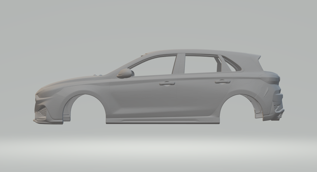 STL file Hyundai i30 N 2021 🚗・3D printer design to download・Cults