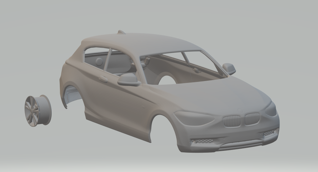 Archivo STL bmw serie 1 3puertas 13 🦸・Plan imprimible en 3D para ...