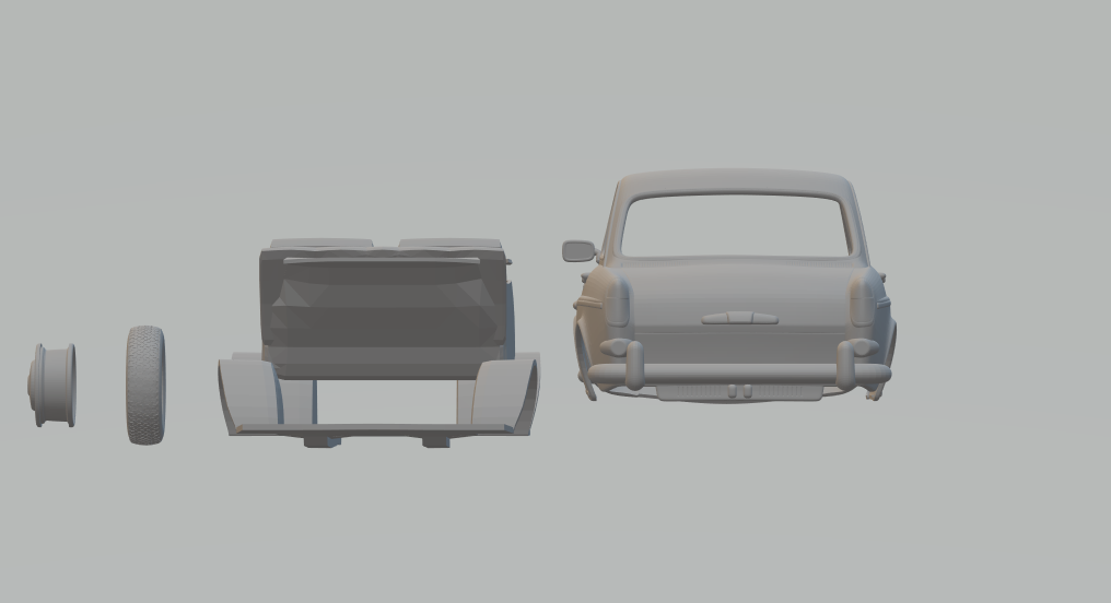 🚗 Volkswagen Type 3 sedan・ STL File for ・Cults