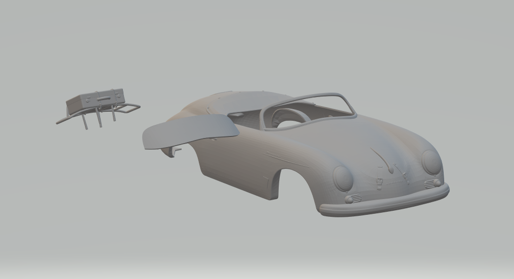 🚗 porsche 356a speedster・ STL File for 3D printing・Cults