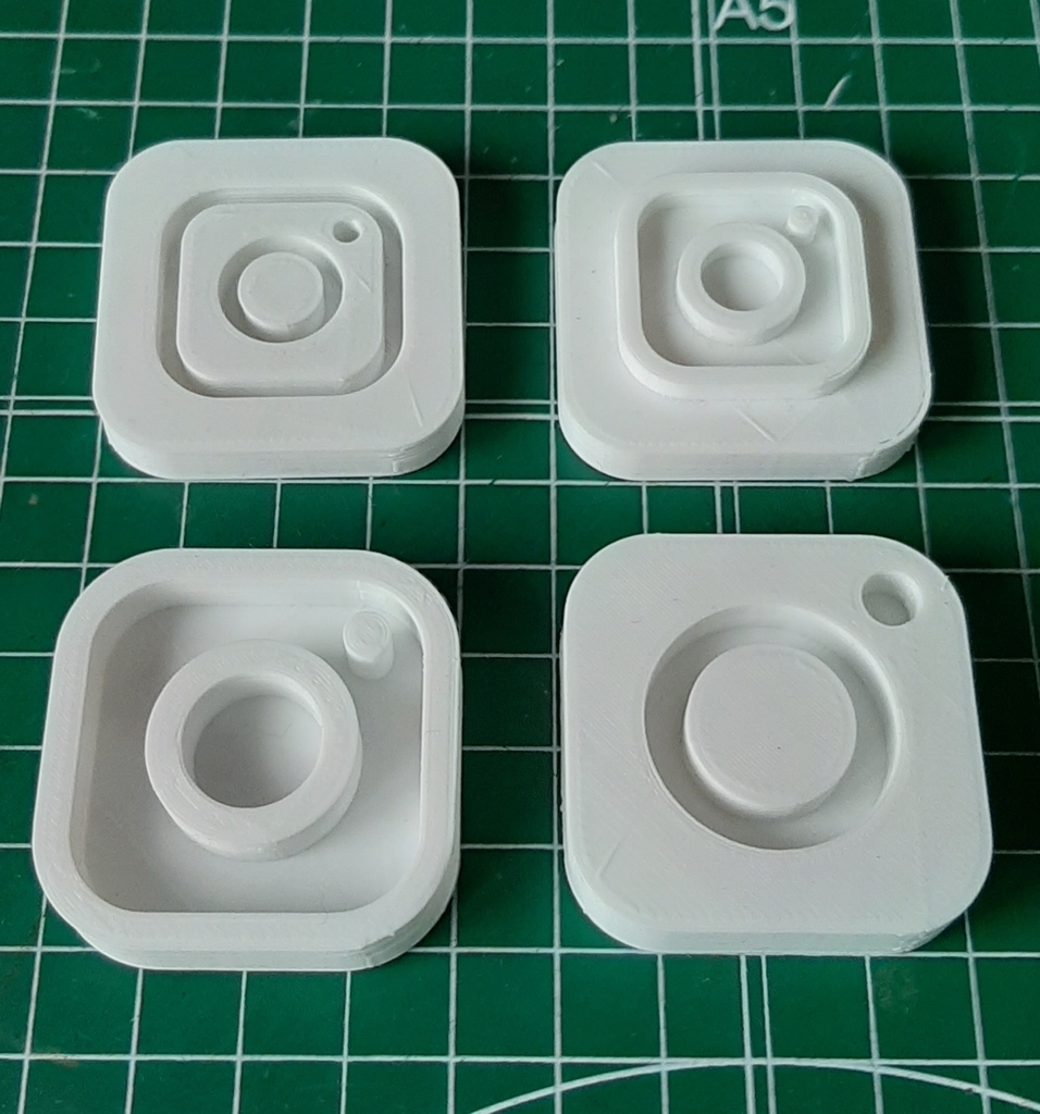 Free 3D file Instagram logo 🚩 ・3D printable design to download・Cults