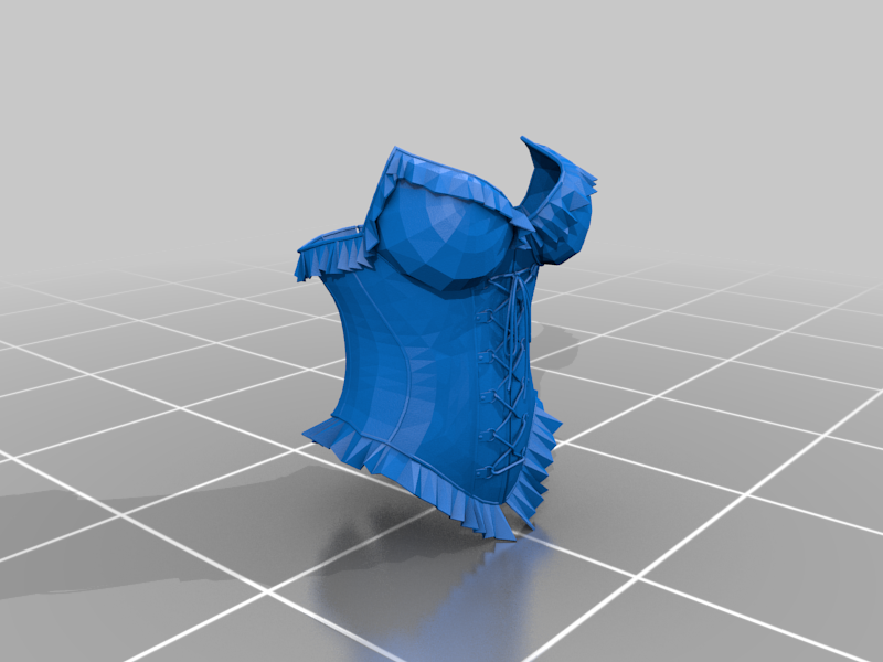 🎲 Brianna's corset and boots - Remixed - High-poly version・Free STL ...