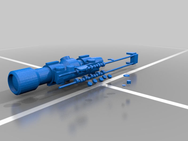 ⭐ Star Wars Kijimi spice runners blaster ( PPSh-41 mod )・Free STL File ...