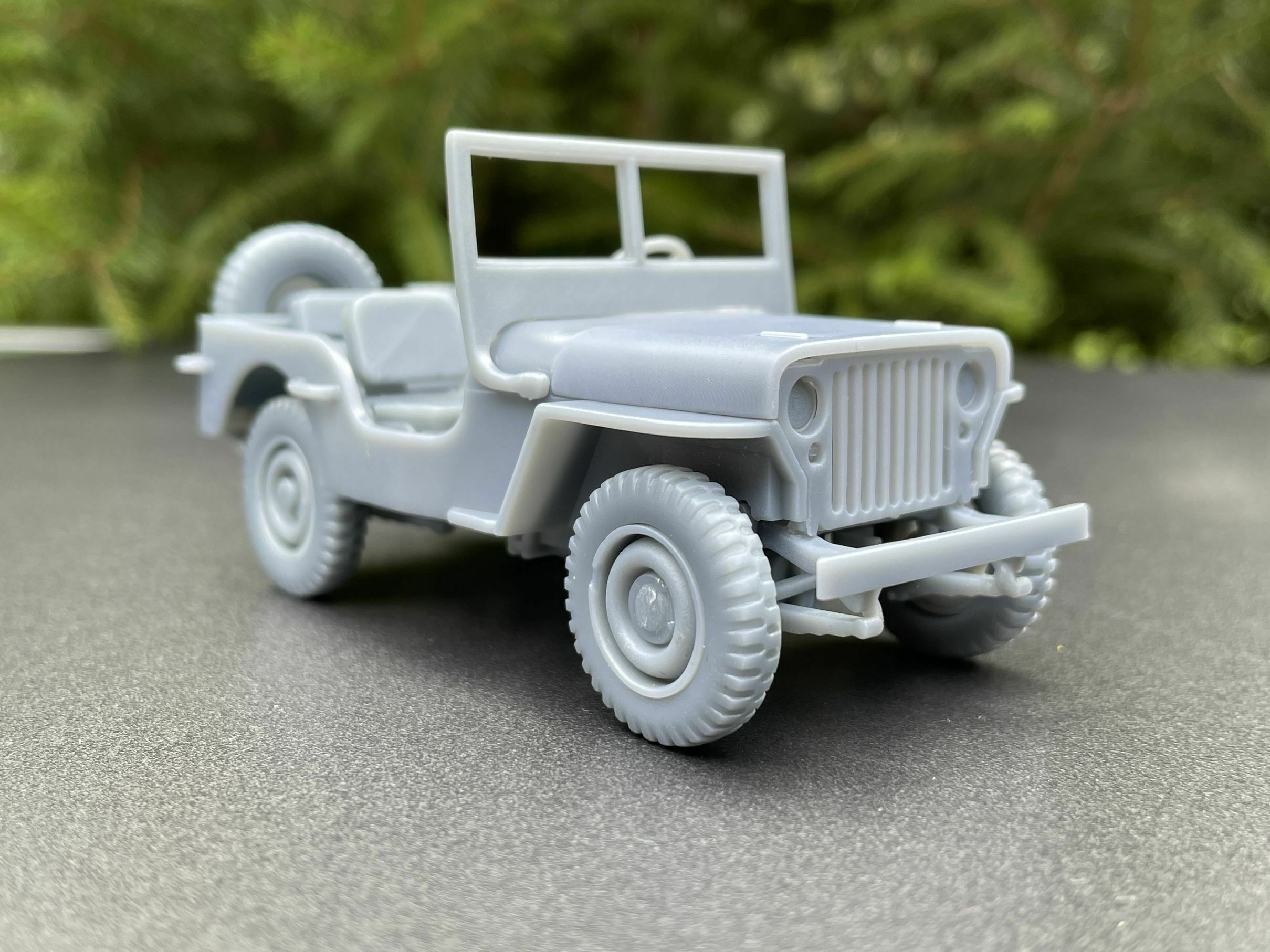 3D file Jeep Willys - detailed 1:35 scale model kit 🚚 ・3D printer ...