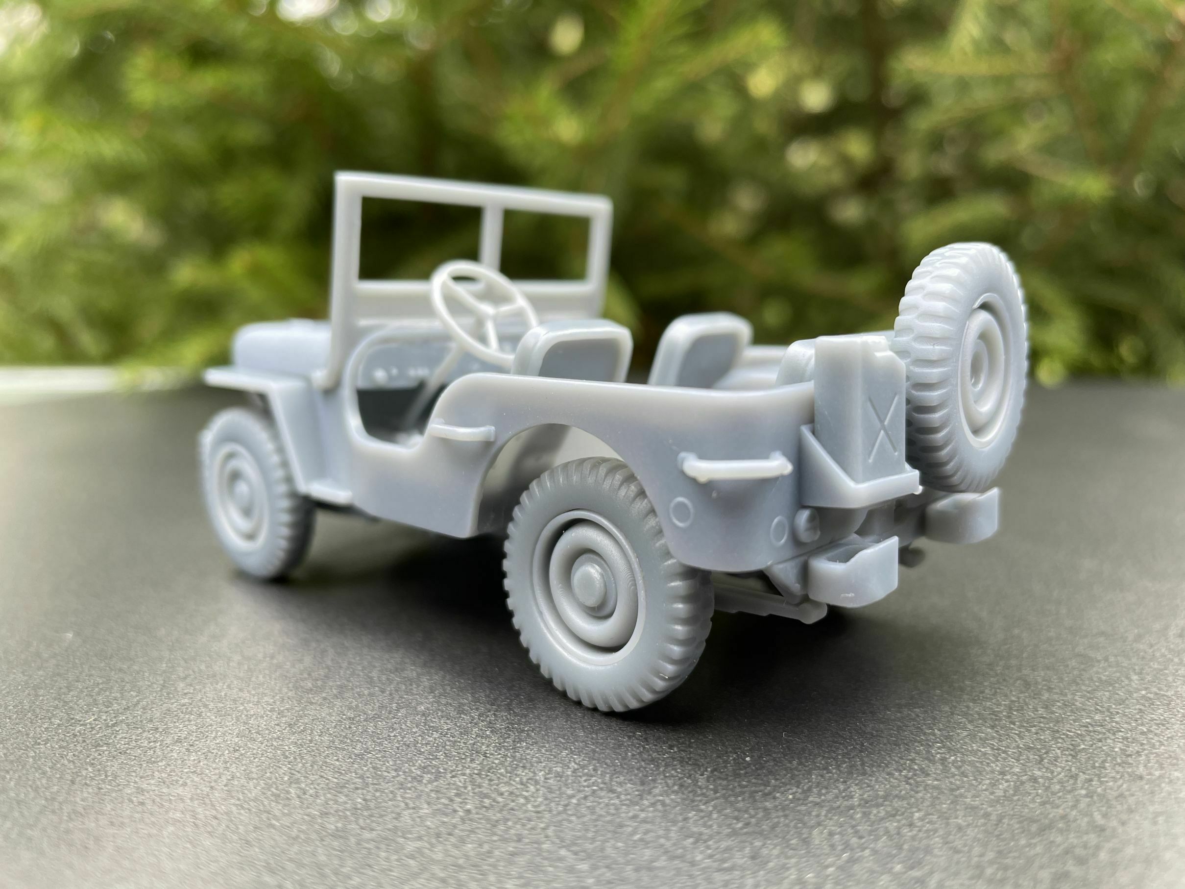 3D file Jeep Willys - detailed 1:35 scale model kit 🚚 ・3D printer ...