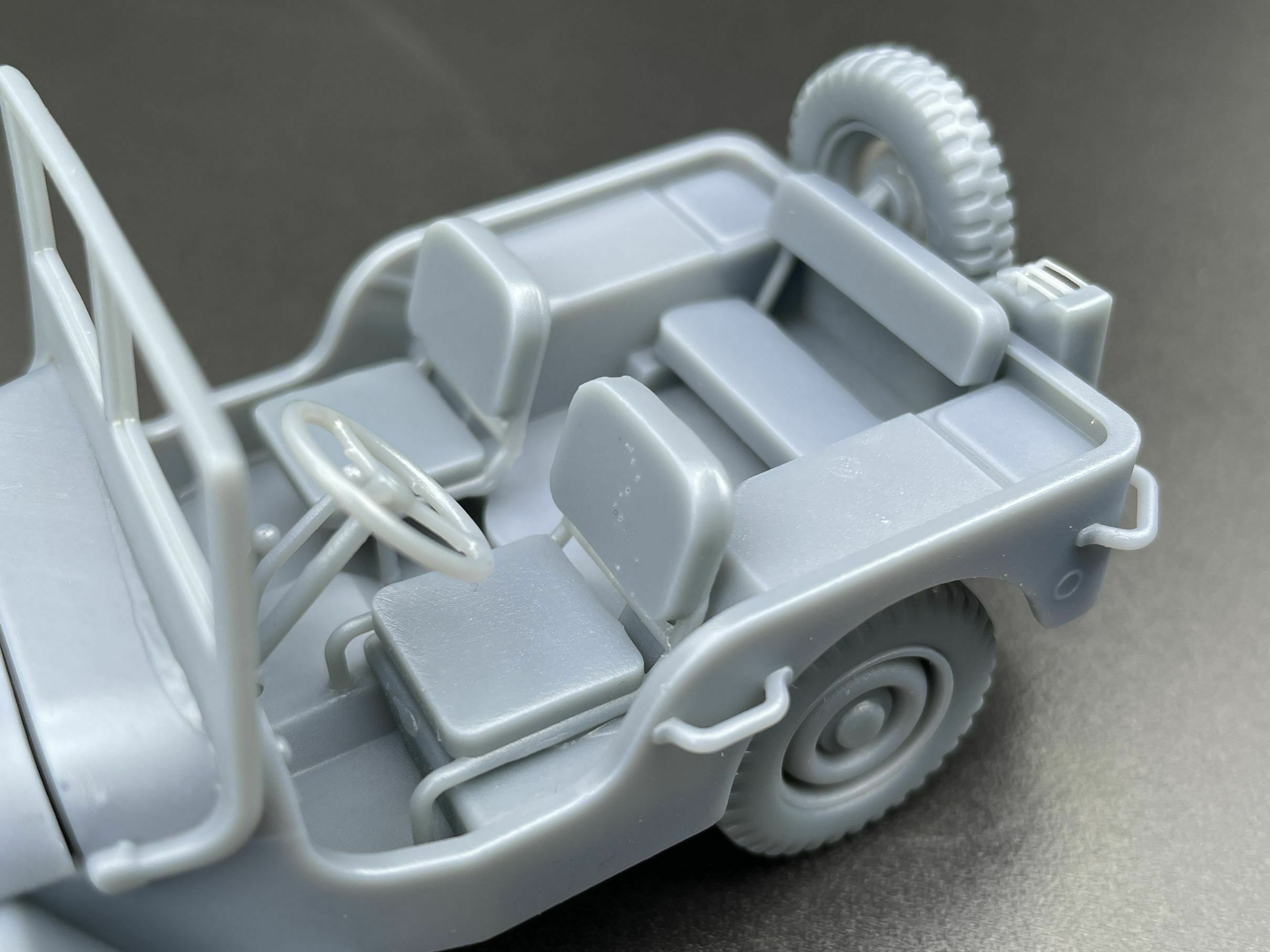 3D file Jeep Willys - detailed 1:35 scale model kit 🚚 ・3D printer ...