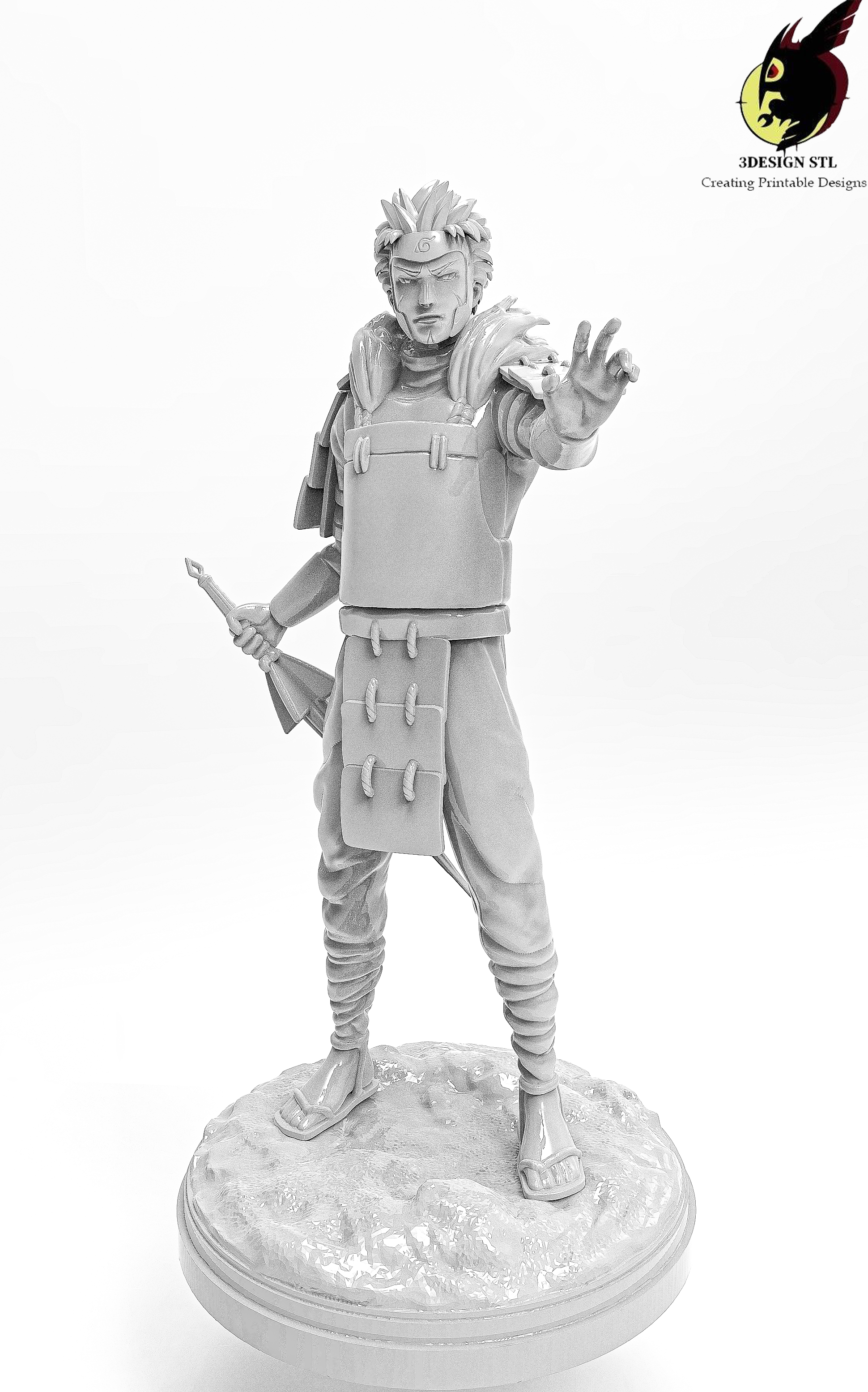 Archivo STL TOBIRAMA SENJU- 2DO HOKAGE 🦸 ・Idea de impresión 3D para ...