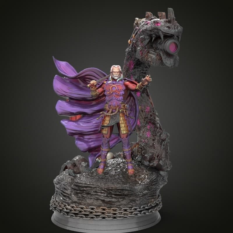 👾 Magneto Samuray・ STL File for ・Cults